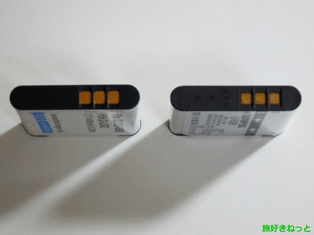 Li-50Bの互換バッテリーが激安なのに純正と比較しても十分使える ｜ 旅好きねっと｜なまら北海道野郎