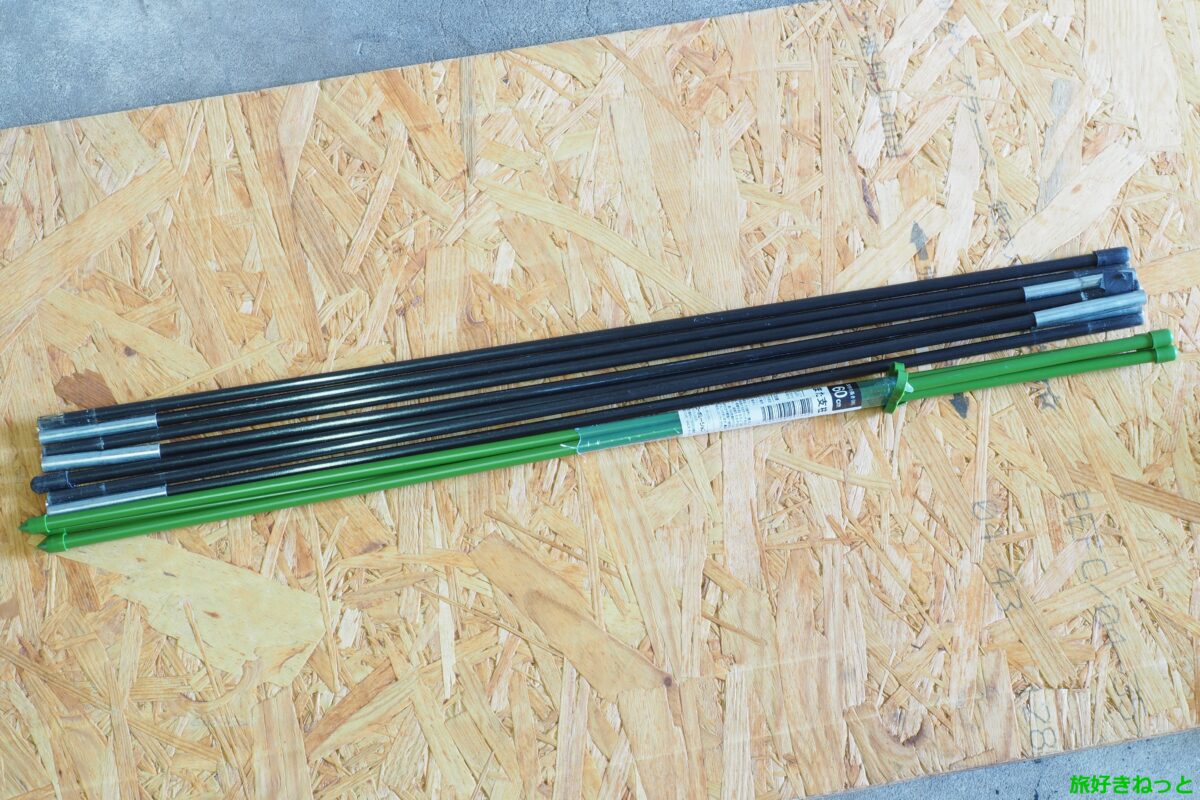 折れたテントポールを100均の支柱で自分で修理（交換）する方法 ｜ 旅好きねっと｜なまら北海道野郎
