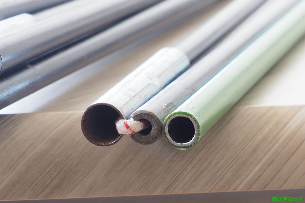 折れたテントポールを100均の支柱で自分で修理（交換）する方法 ｜ 旅好きねっと｜なまら北海道野郎